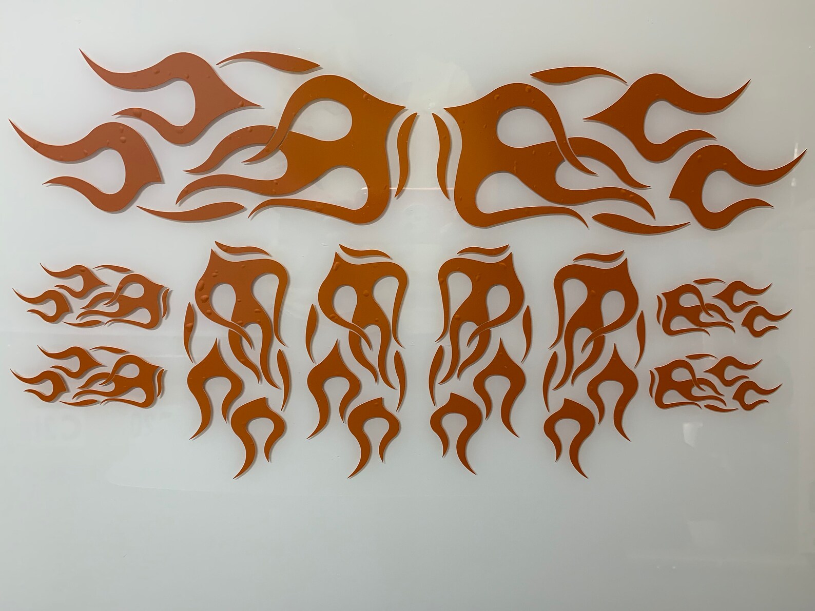 Motorcycle or Vehicle Vinyl Flame Graphic Decal Kit GLOSS - Etsy
