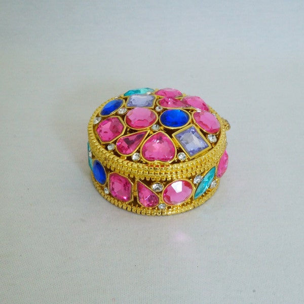 Jeweled Trinket Box - Etsy