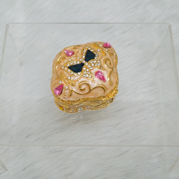 Jeweled Trinket Box - Etsy