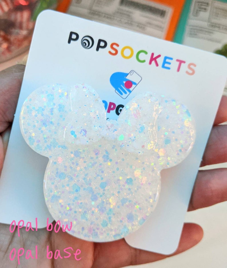 Minnie Style With Bow PopSockets® Pick your color Opal | Etsy