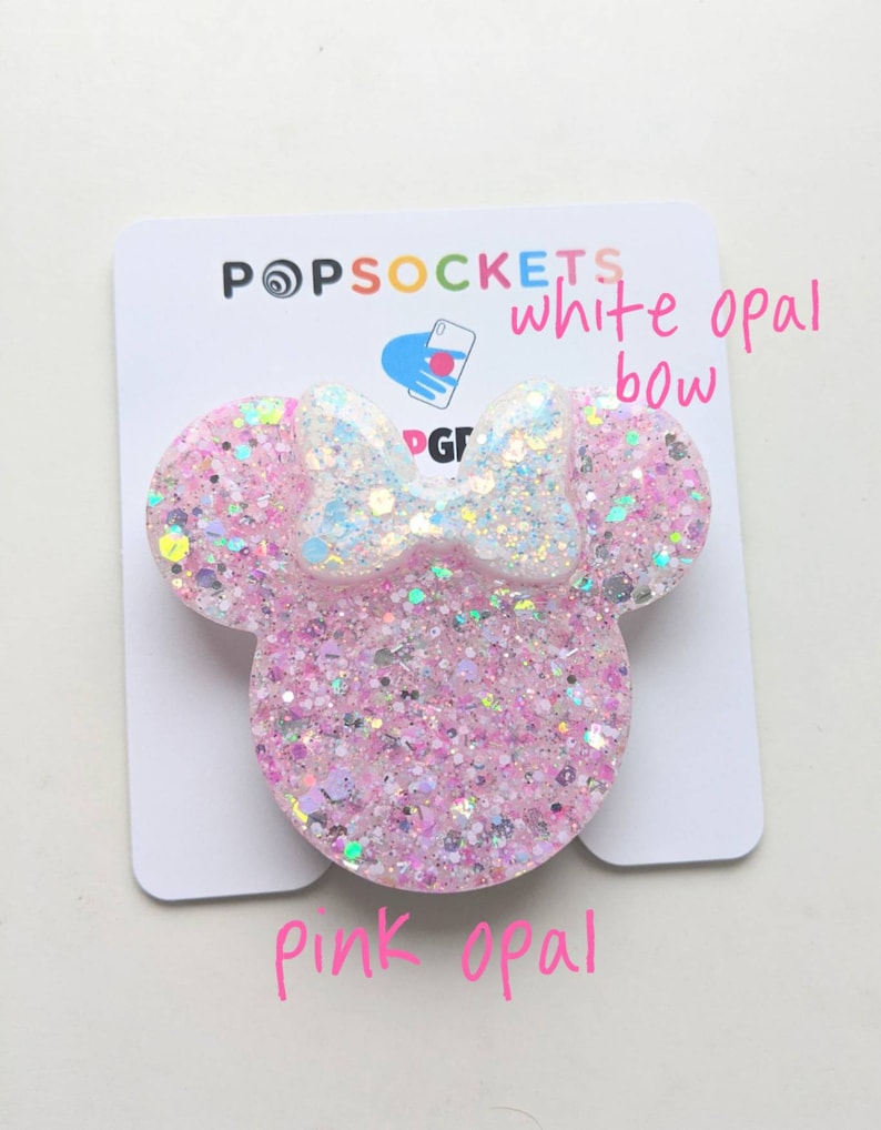 Minnie Style With Bow PopSockets® Pick your color Opal | Etsy