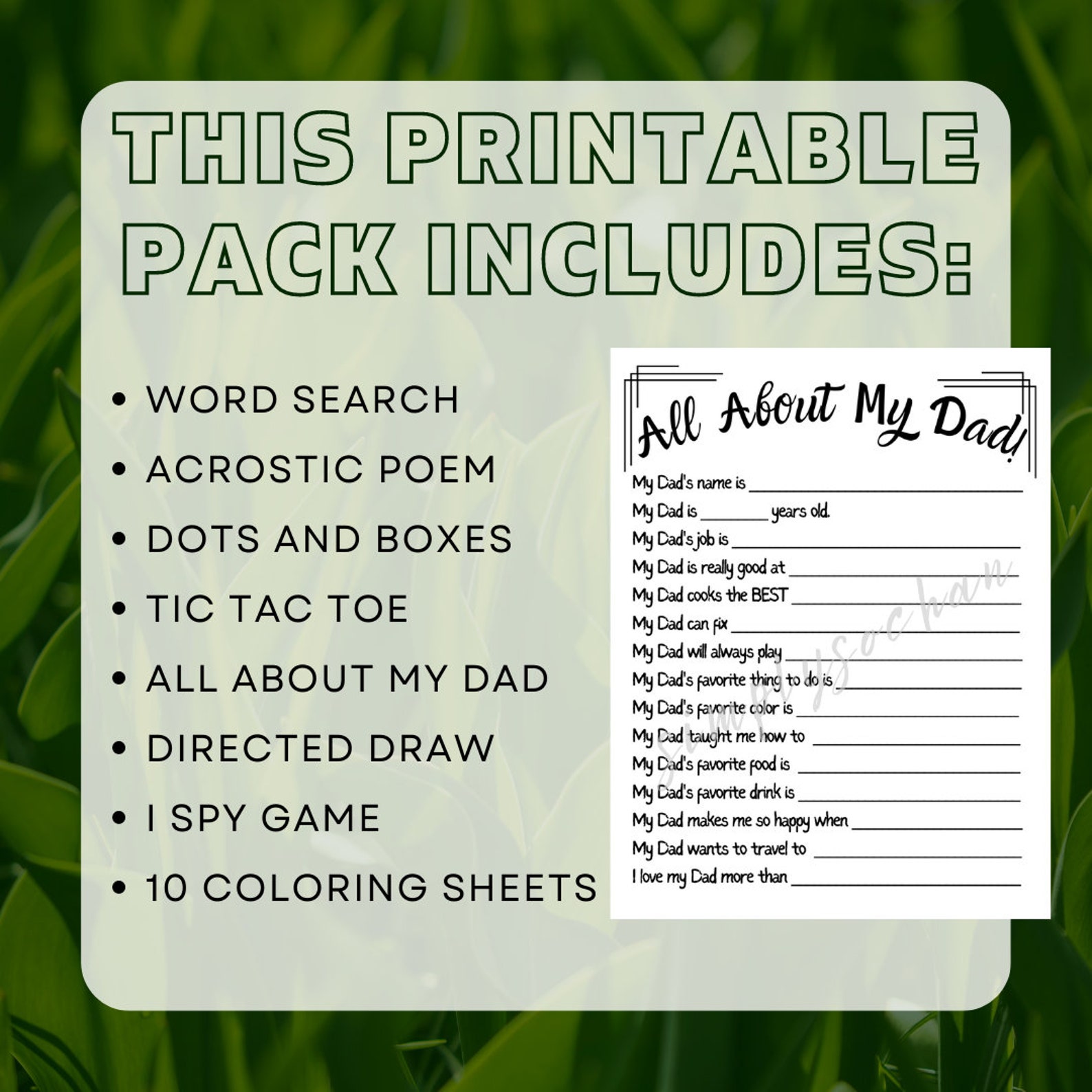 Fathers Day, Activity Pack, Fathers Day Activities, Fathers Day Games ...