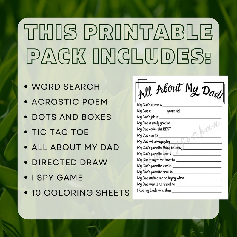 Father’s Day, Activity Pack, Father’s Day Activities, Father’s Day ...