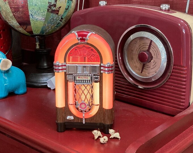 Vintage Wurlitzer Night Light Jukebox, Sock Hop Diner Dance Juke Box ...