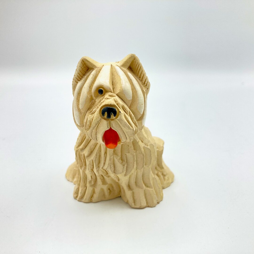 Vintage Artesania Rinconada White Dog Westie Terrier Uruguay Pottery ...