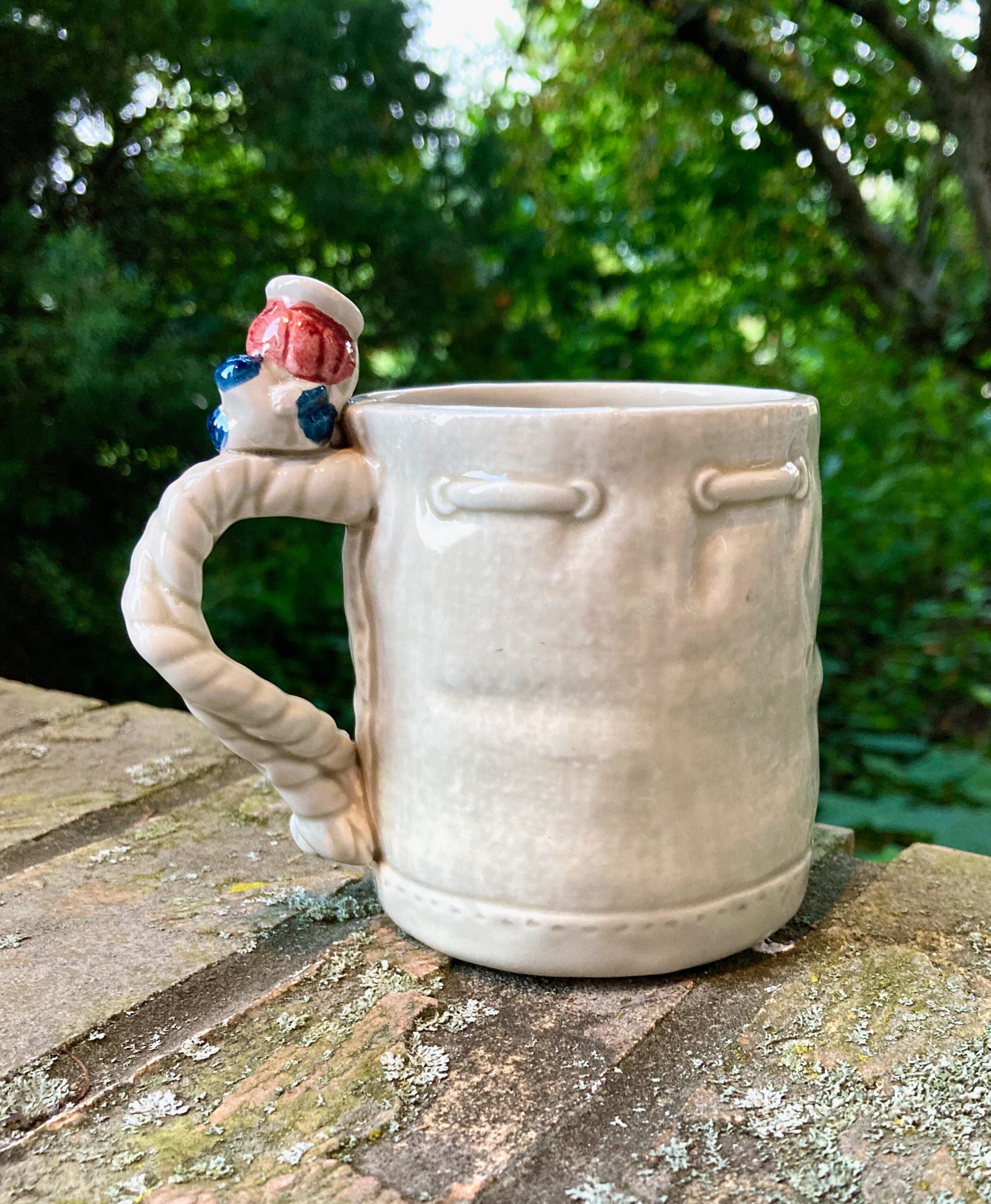 Vintage Enesco Sailor Mug Nautical Theme Figural Handle | Etsy