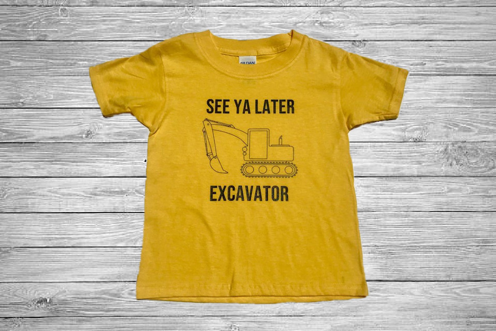 Construction Shirt Digger Shirt Excavator Shirt Construction Birthday ...