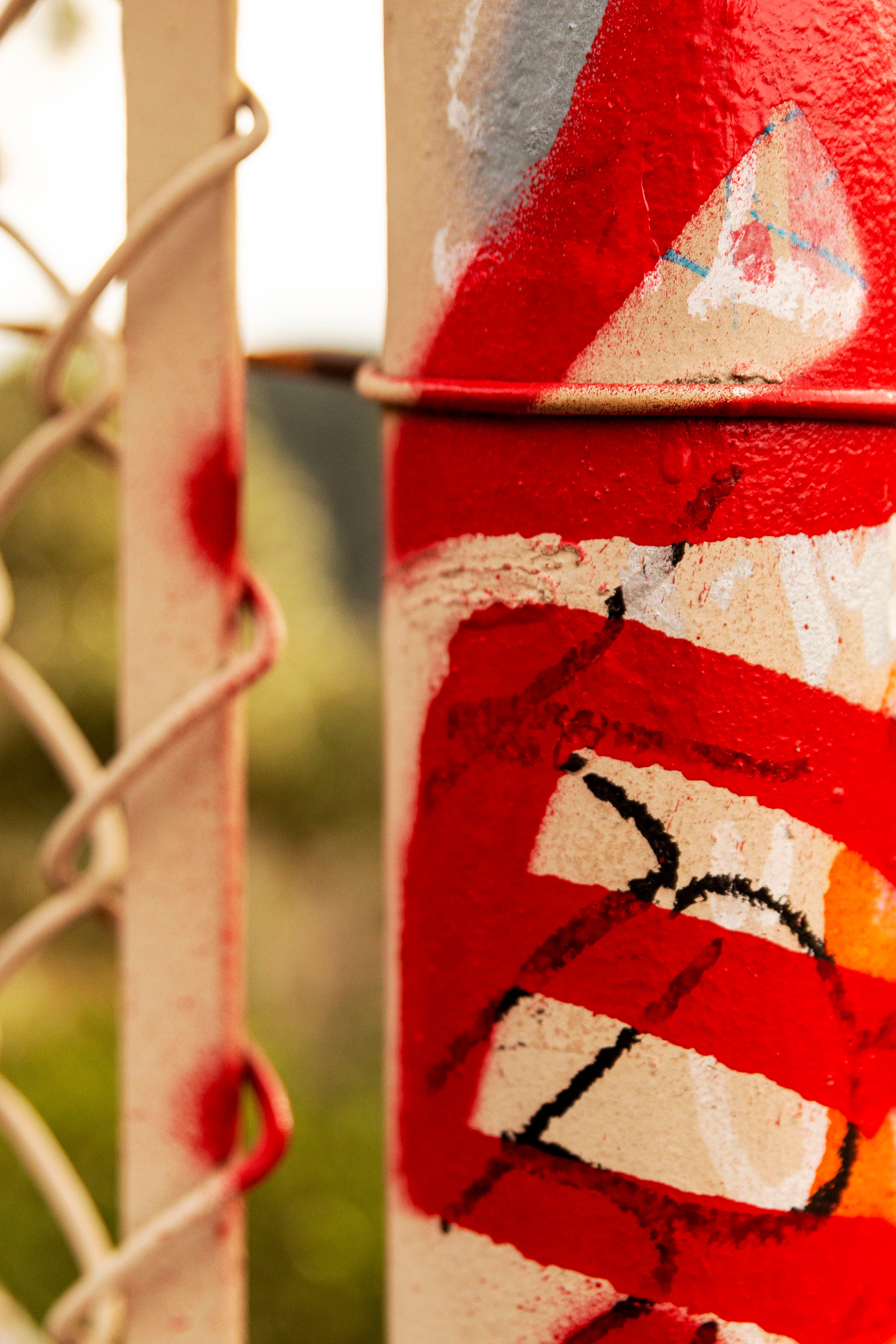 Graffiti Pole Abstract Art Rustic Photo Photo Prints - Etsy