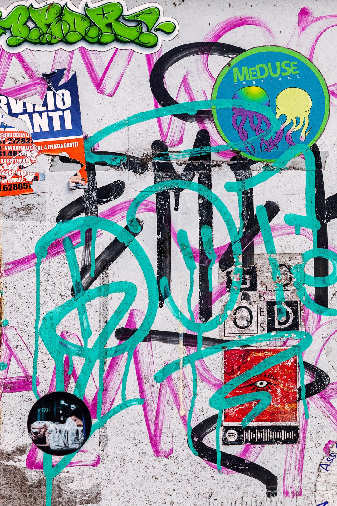 Urban Collage - Street Art Tags, Urban Art, Italy (digital Download) - Etsy