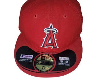 Los Angeles California Angels Hat New Era 7-3/8 59FIFTY Fitted Lava ...