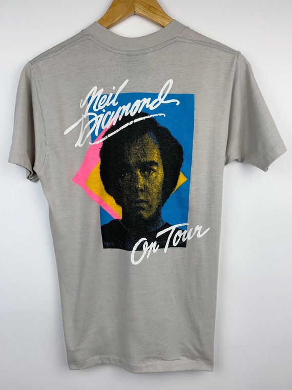 Vintage Neil Diamond On Tour 80s T Shirt - Gem