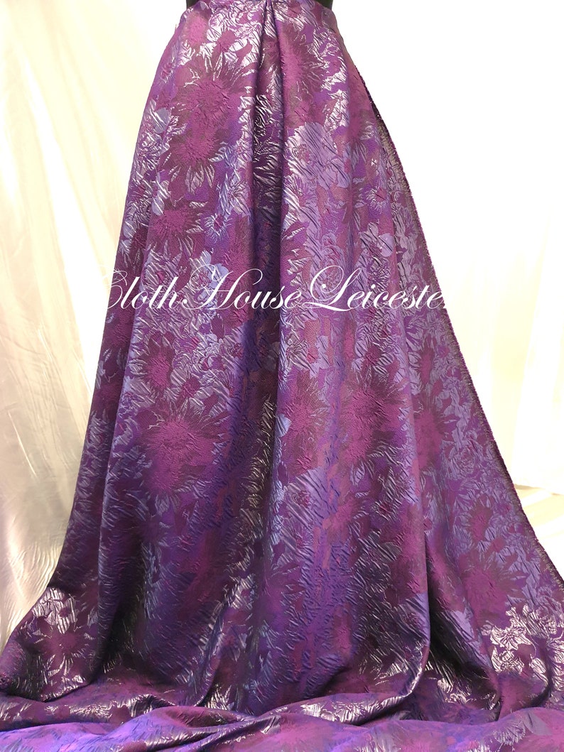 Exclusive Collection Bridal Wedding Deep Purple Metallic Purple Plum ...