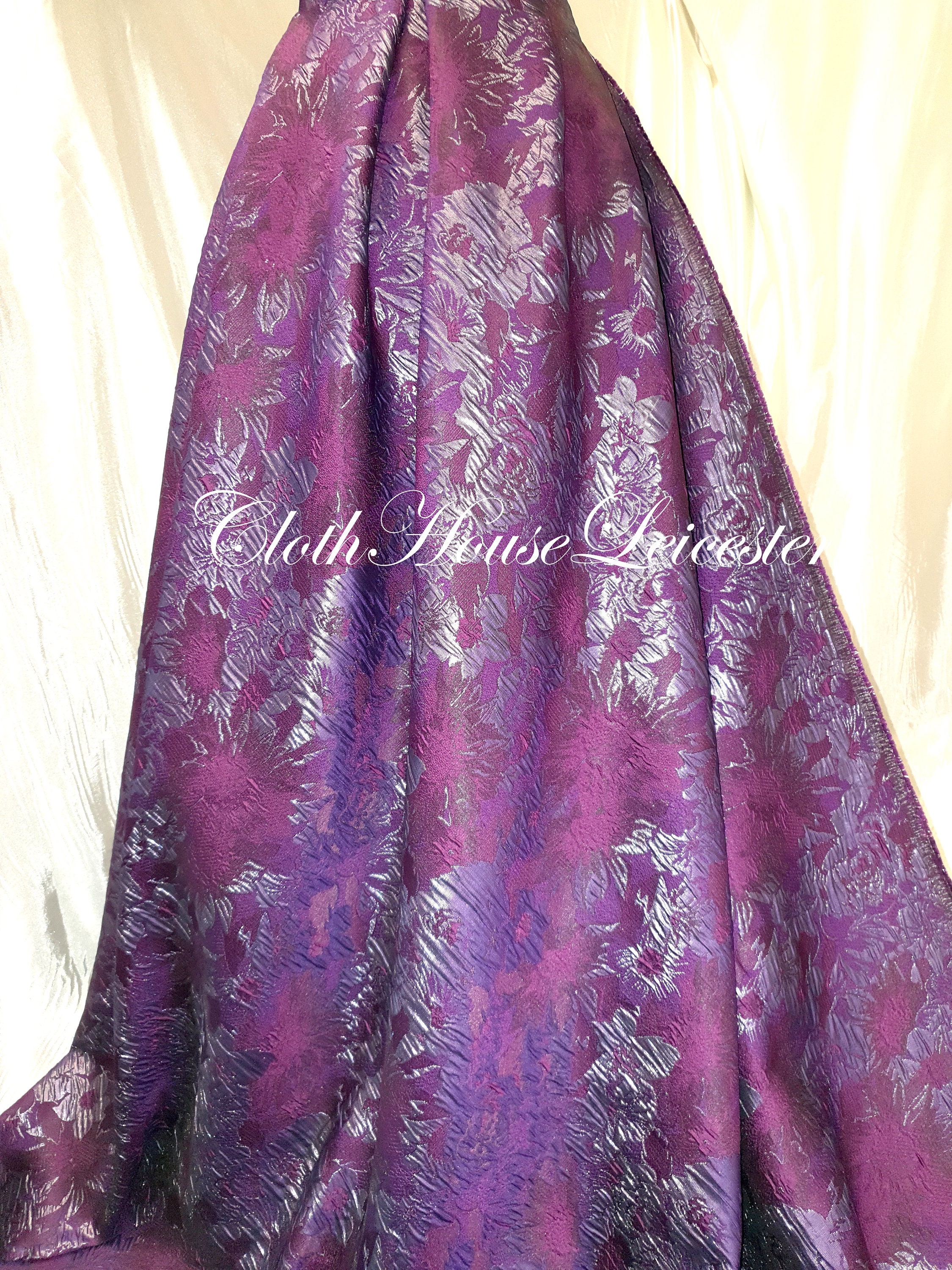 Exclusive Collection Bridal Wedding Deep Purple Metallic Purple Plum ...