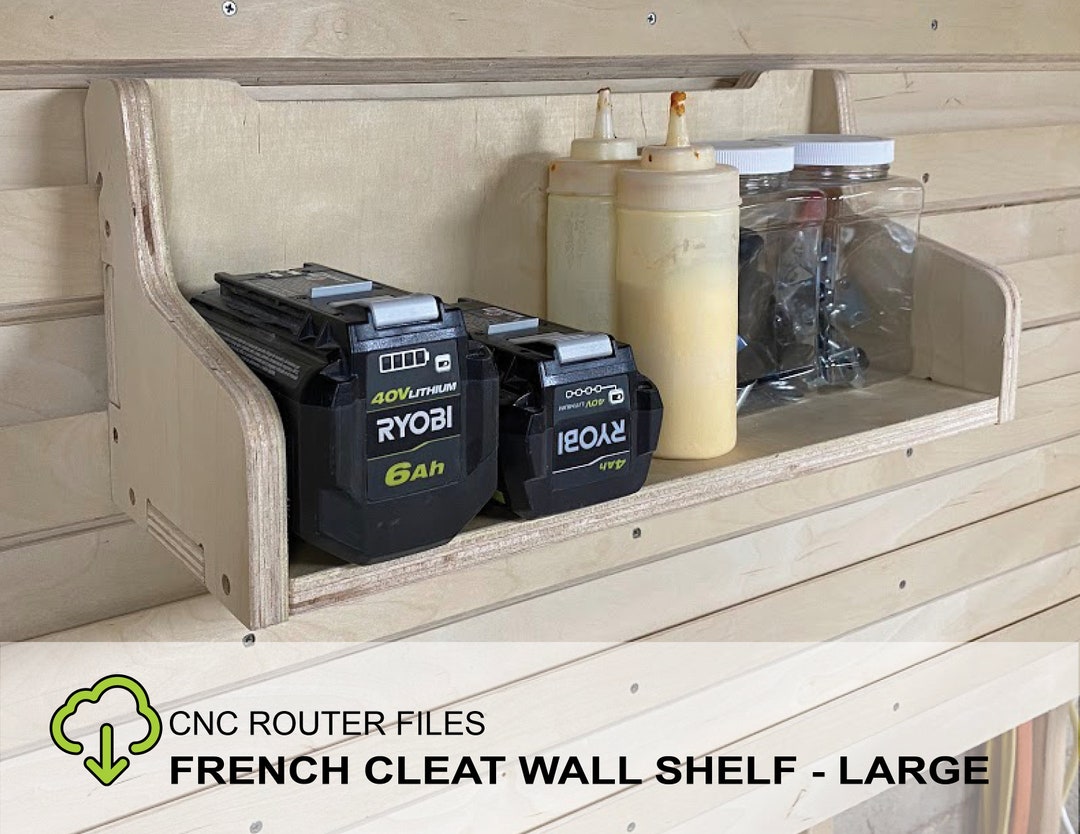 CNC Router Files French Cleat Wall Shelf French Cleat - Etsy