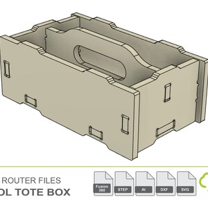 Stackable Tool Tote Box CNC Router Files, CNC Router Your Stackable ...