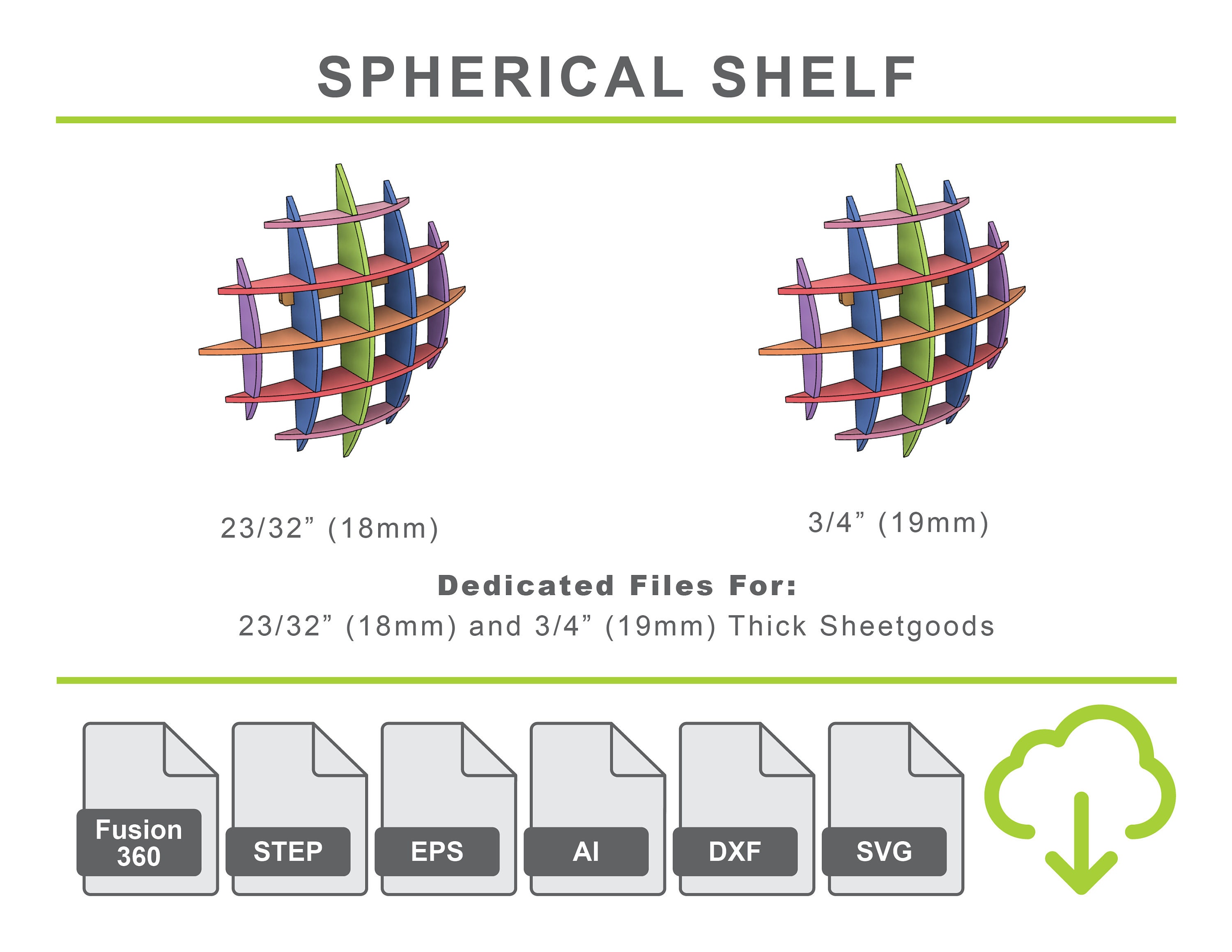 Spherical Wall Waffle Shelves Shelf CNC Files Woodworking - Etsy