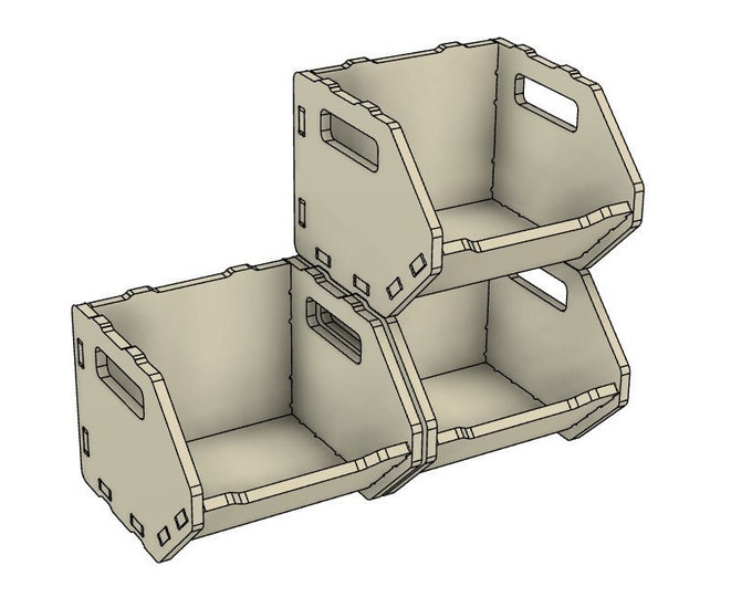 Mobile Modular Small Parts Rack PDF Plan Inexpensive Adam Savage Style ...
