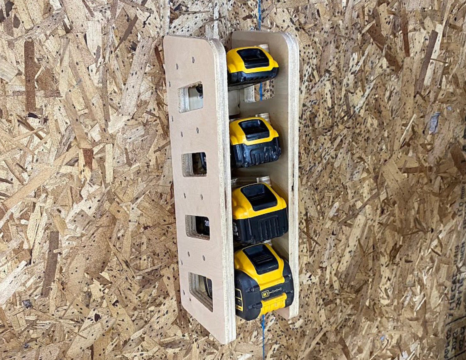 Battery Storage Rack Holder for Dewalt 20v SVG DXF CNC Router - Etsy