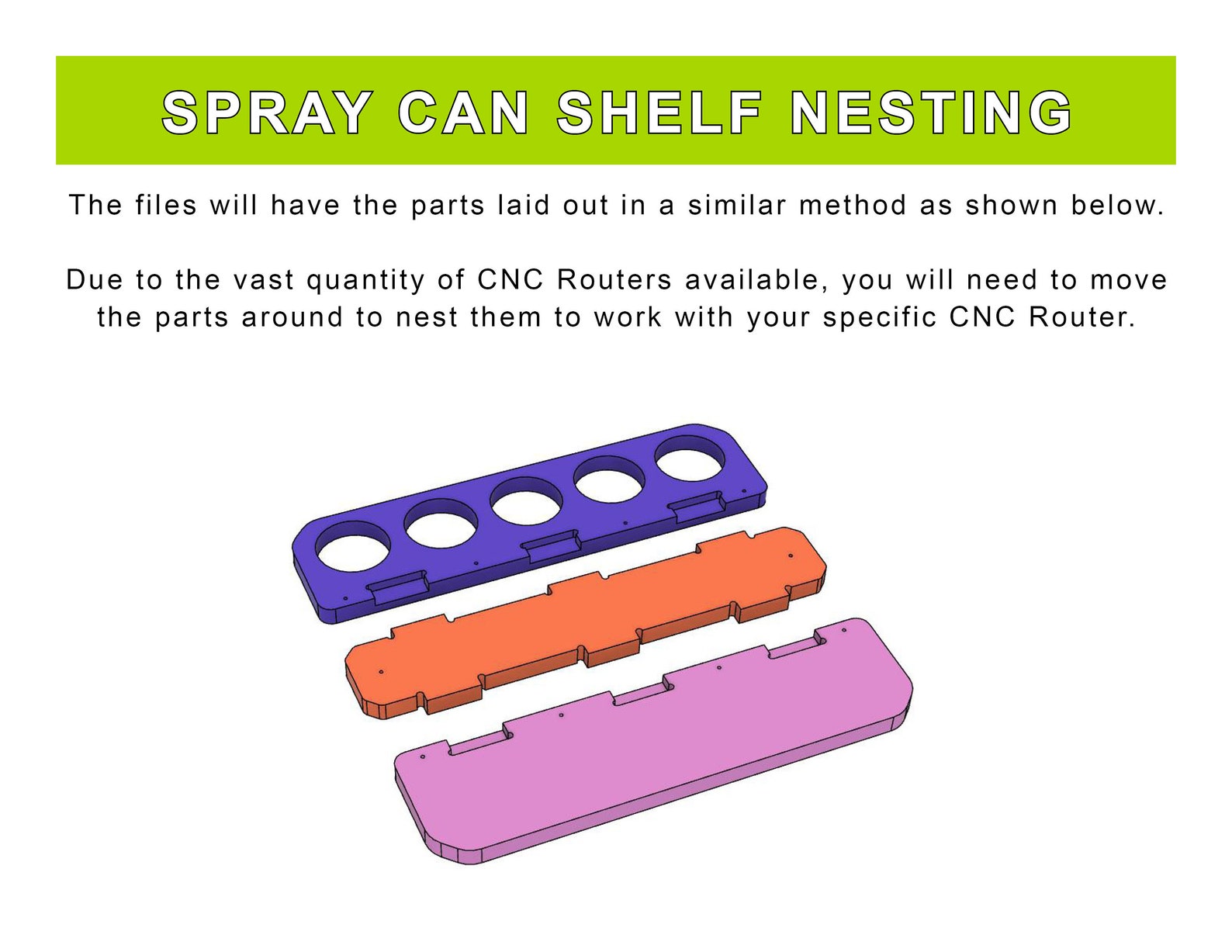 CNC Router Spray Can Rack Shelf Files Spray Paint Aerosol Can | Etsy