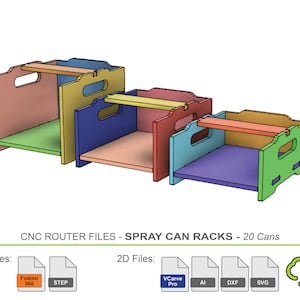 CNC Router Files Stackable Storage Box Boxes- 3 Size Bundle - Etsy