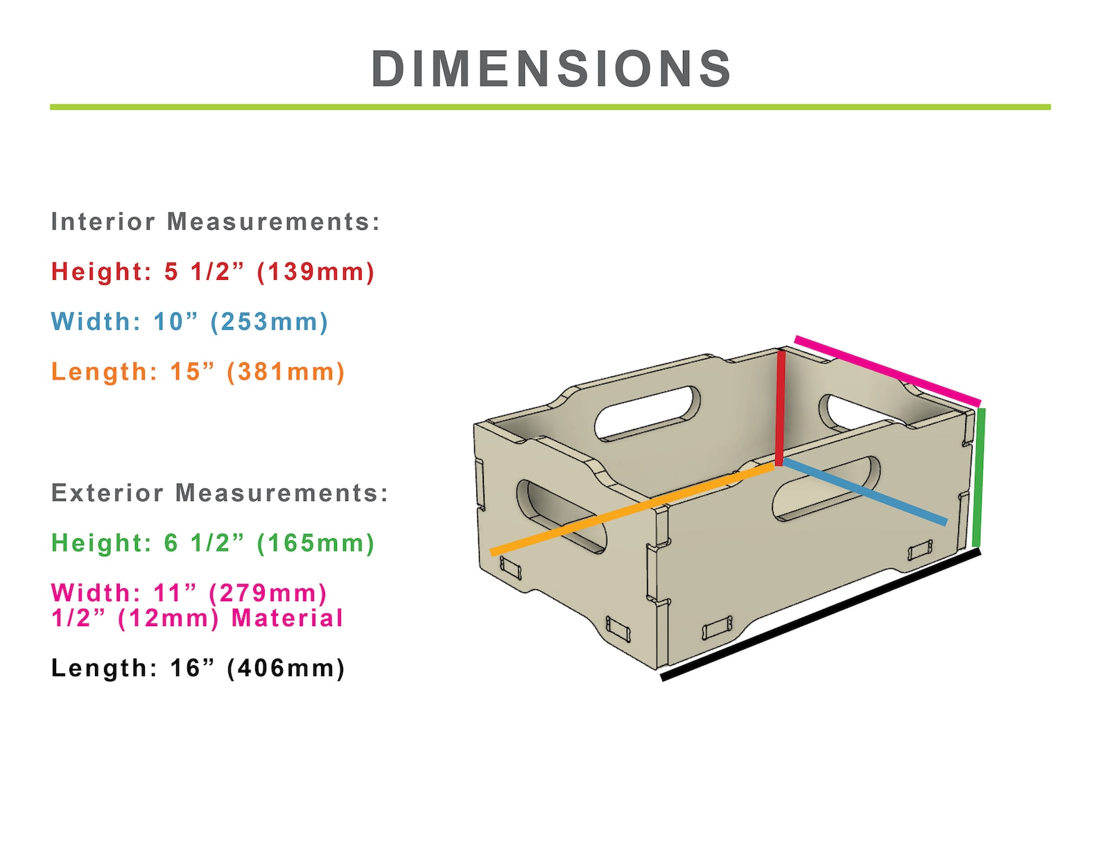 Stackable Storage Crate Box CNC Router Files, DIY Stacking Plywood ...