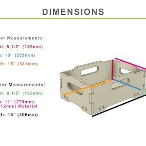 Stackable Storage Crate Box CNC Router Files, DIY Stacking Plywood ...