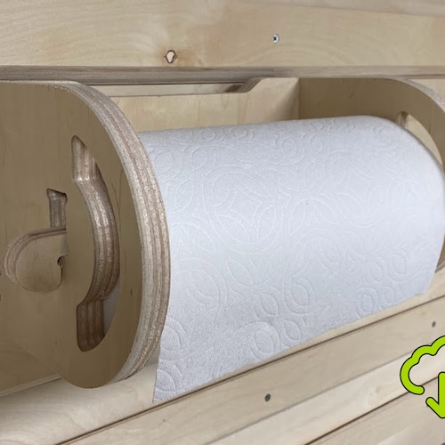 CNC Files for Wood French Cleat Paper Towel Glove Storage - Etsy