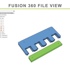 Wall Mounted Battery Holder for Dewalt 20v SVG DXF CNC Router Files ...