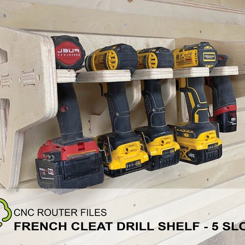 CNC Router Files French Cleat Wall Circular Saw Holder - Etsy