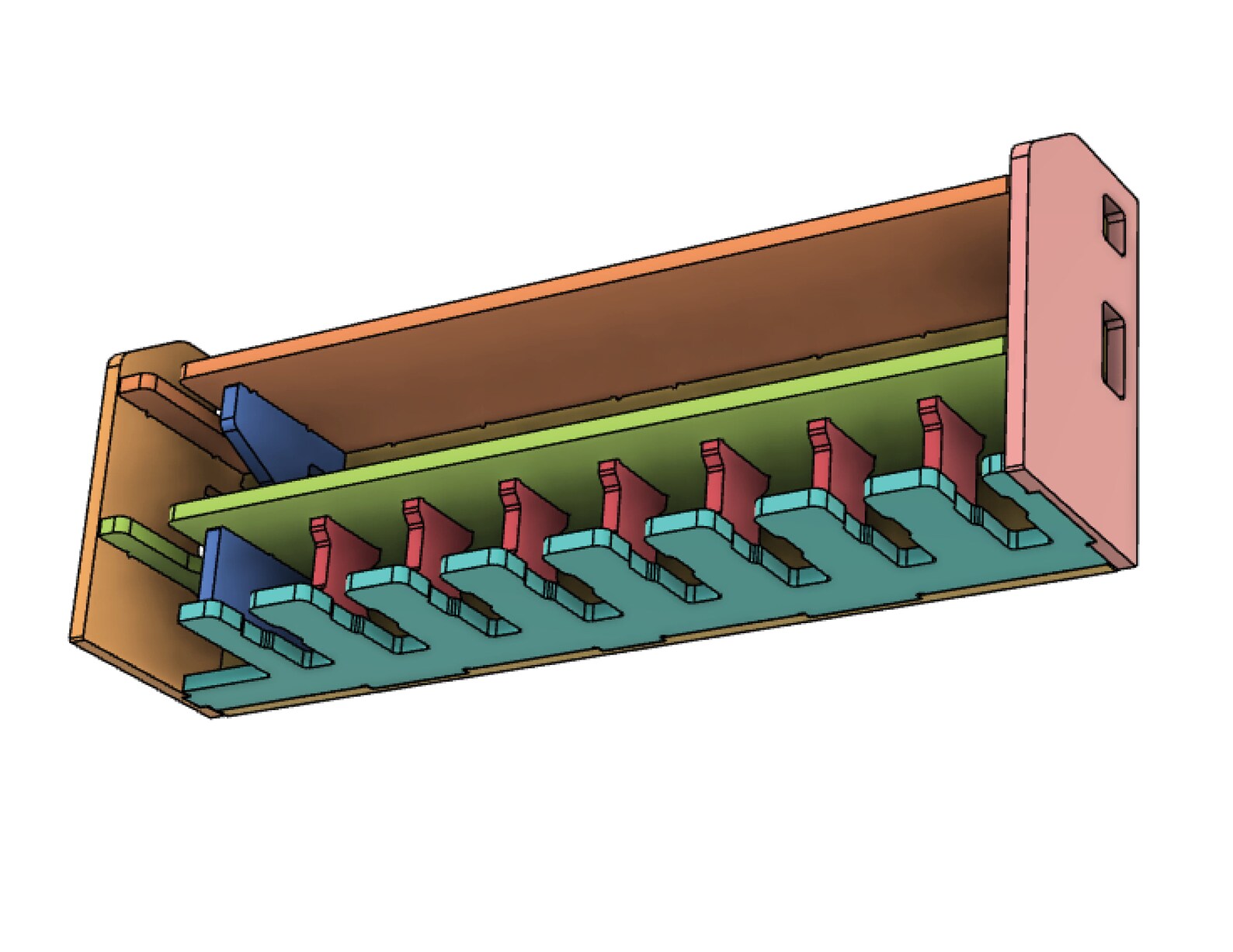 CNC Files Cordless Drill Holder 9 Slot With Reciprocating Saw - Etsy