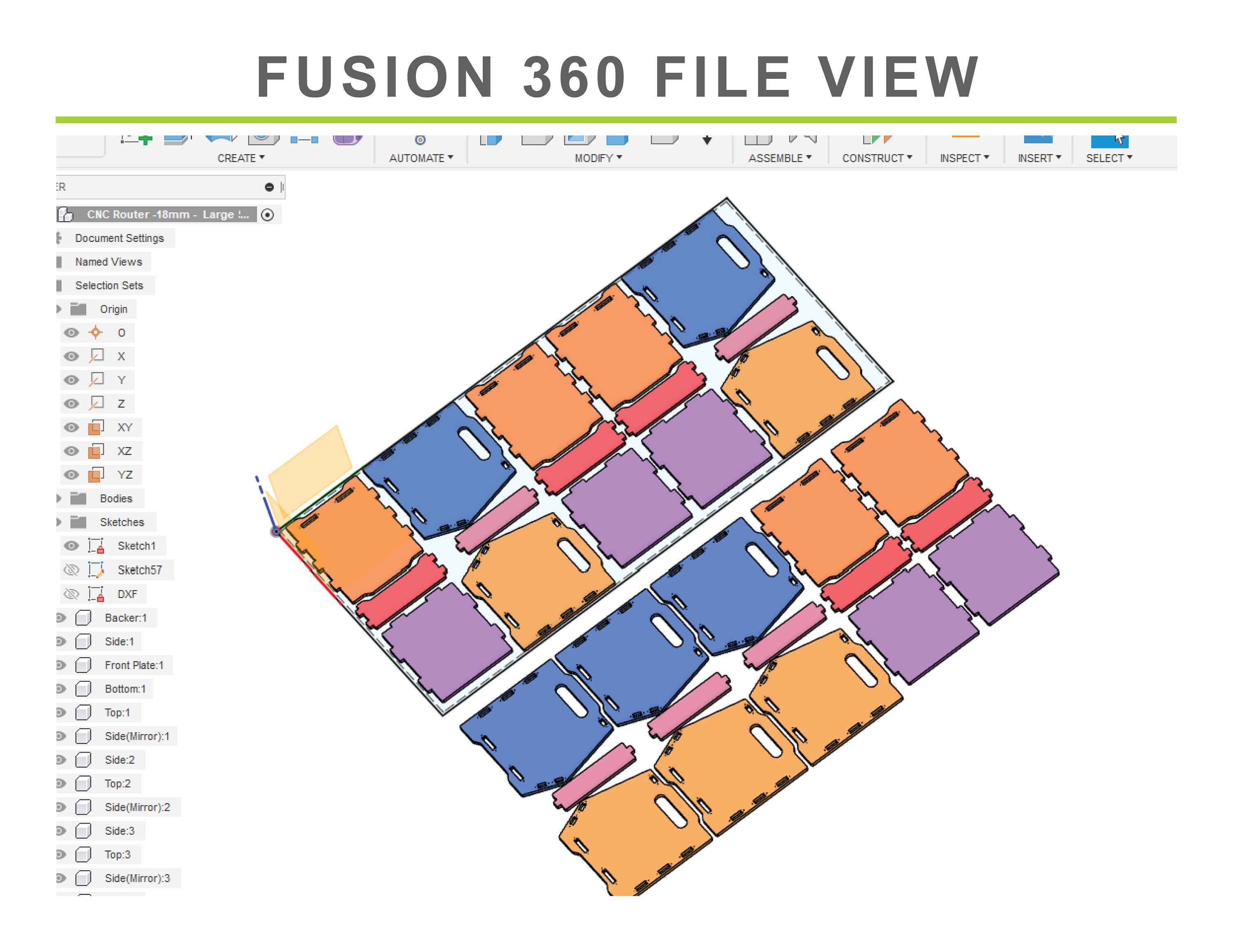 Cnc Files For Wood Stackable Storage Bins Modular Workshop Etsy