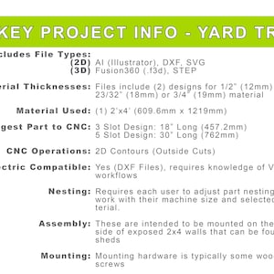 CNC Router Yard Tool Storage Rack Mounted to 2x4 Files, Shovel Rack ...