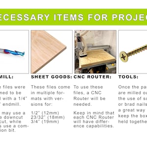 CNC Router Stackable Box Crate Files, 5 Box Set, DIY Modular Plywood ...