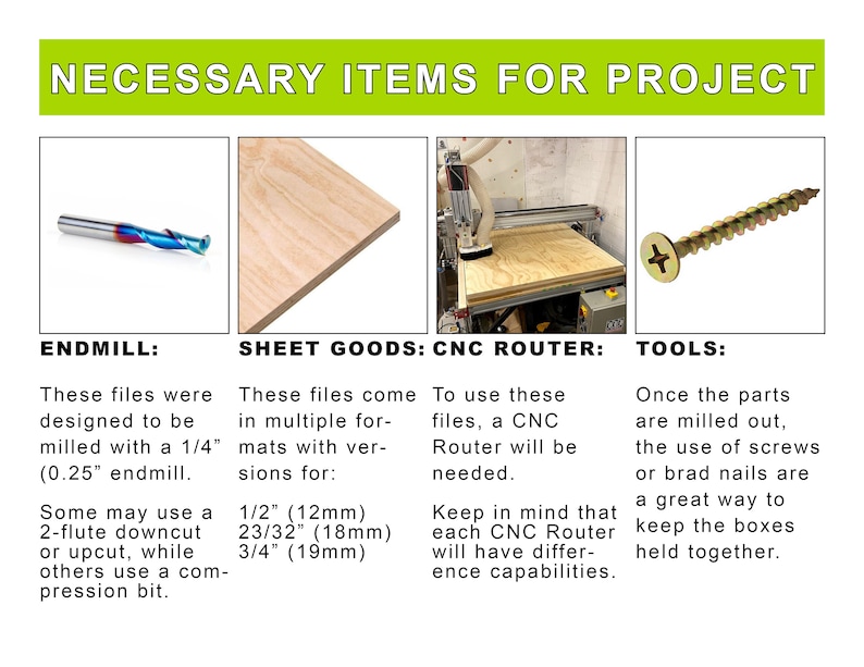 Cnc Router Stackable Box Crate Files 5 Box Set Diy Modular Etsy