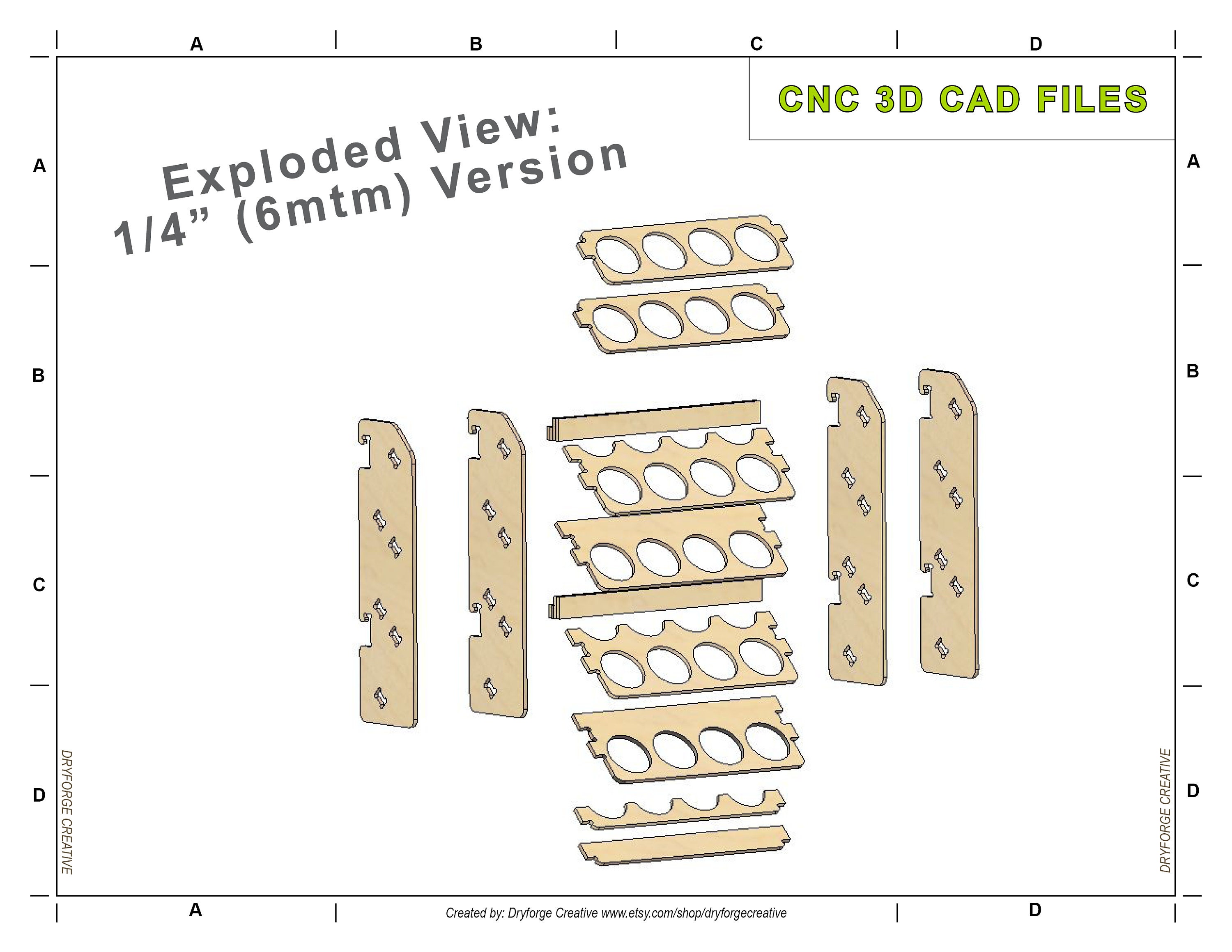 CNC Digital Design File Spray Can Wall Storage Rack Spray - Etsy