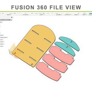 CNC Files for Wood Retail Display Stand - Freestanding Craft Fair ...