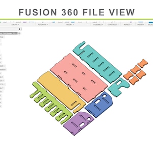 7 Slot Cordless Power Tool Drill Holder Station CNC Router Files With ...