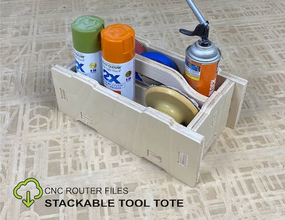 Stackable Tool Tote Box CNC Router Files CNC Router Your - Etsy