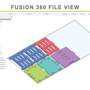CNC Router Files Modular Storage Shelf for Packout Tool Boxes, CNC ...