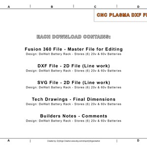 Dewalt 20v 60v Battery Storage Rack DXF Digital Design File - Etsy