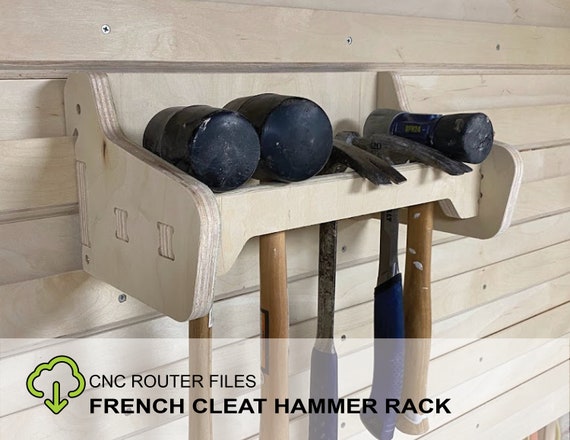 CNC Router Files French Cleat Hammer Storage Rack CNC Router - Etsy