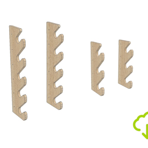 20 Can Spray Can Rack CNC Router Design File Fusion 360 DXF - Etsy