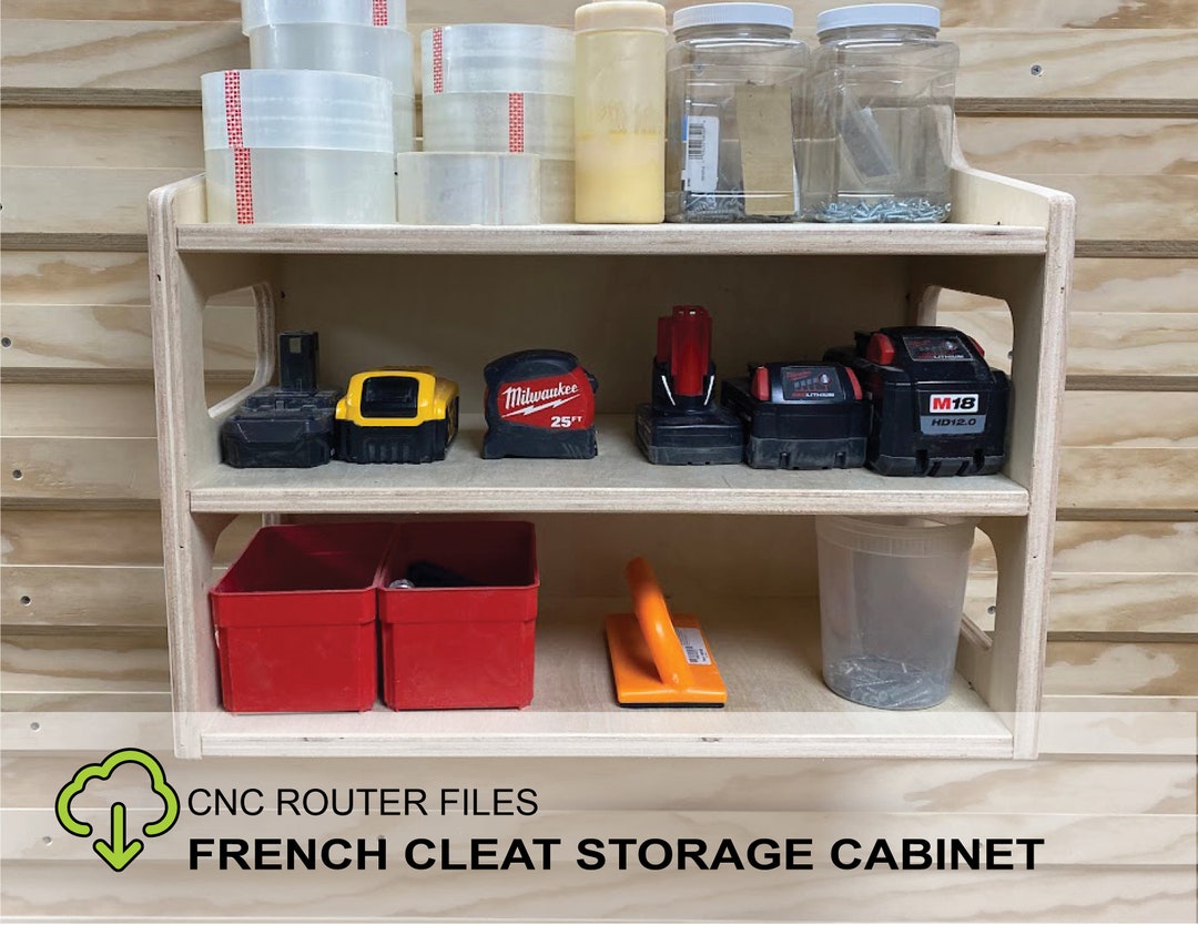 CNC Router Files French Cleat Shelf Cabinet Shelves Shelving - Etsy