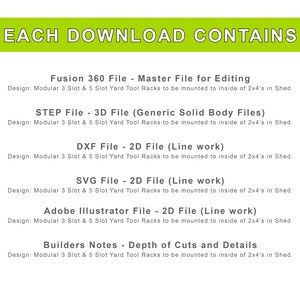 CNC Router Yard Tool Storage Rack Mounted to 2x4 Files, Shovel Rack ...