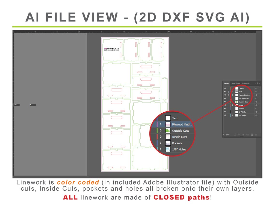 CNC Router Files Stackable Storage Box Boxes 3 Size Bundle - Etsy