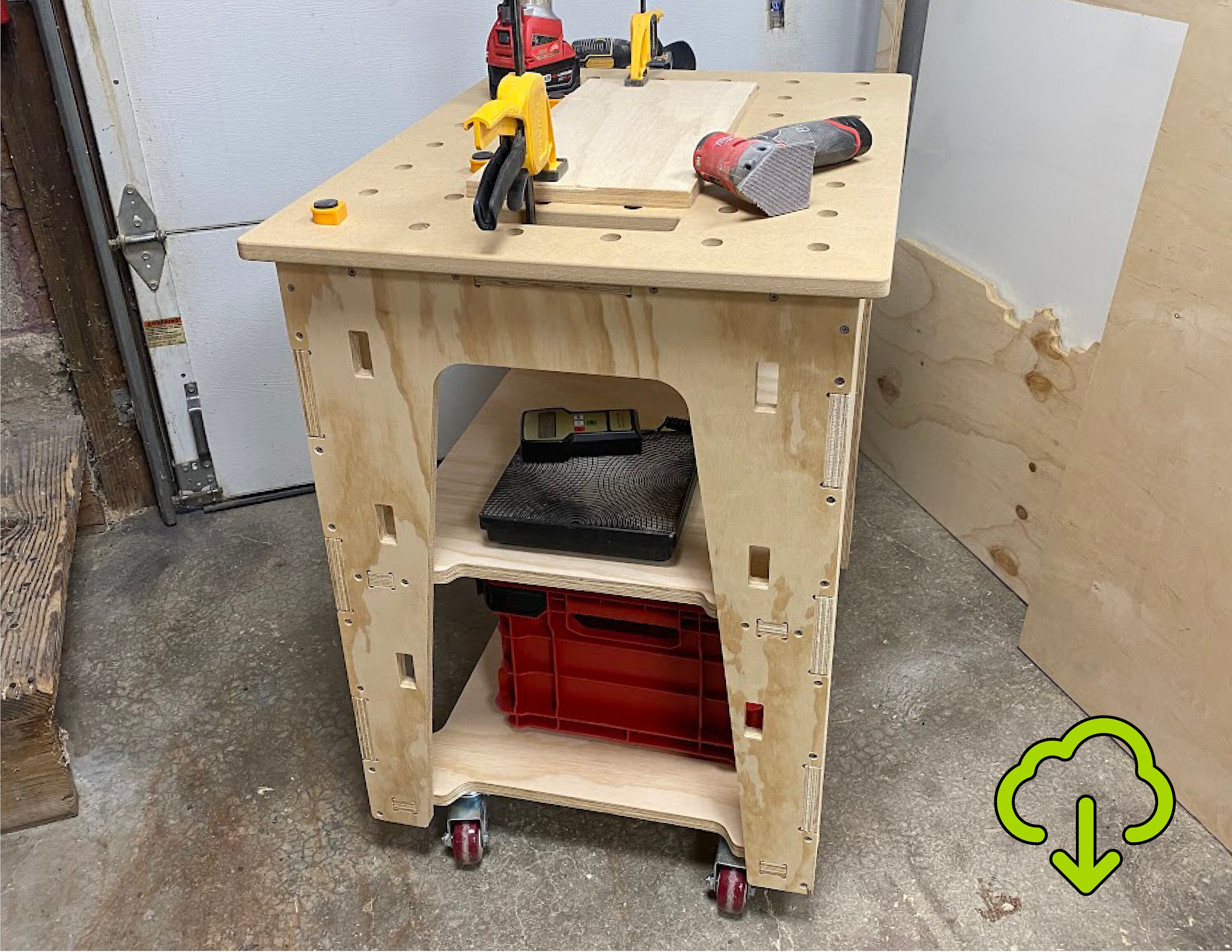 CNC Router Files Multi Function Workbench Cart Mobile - Etsy