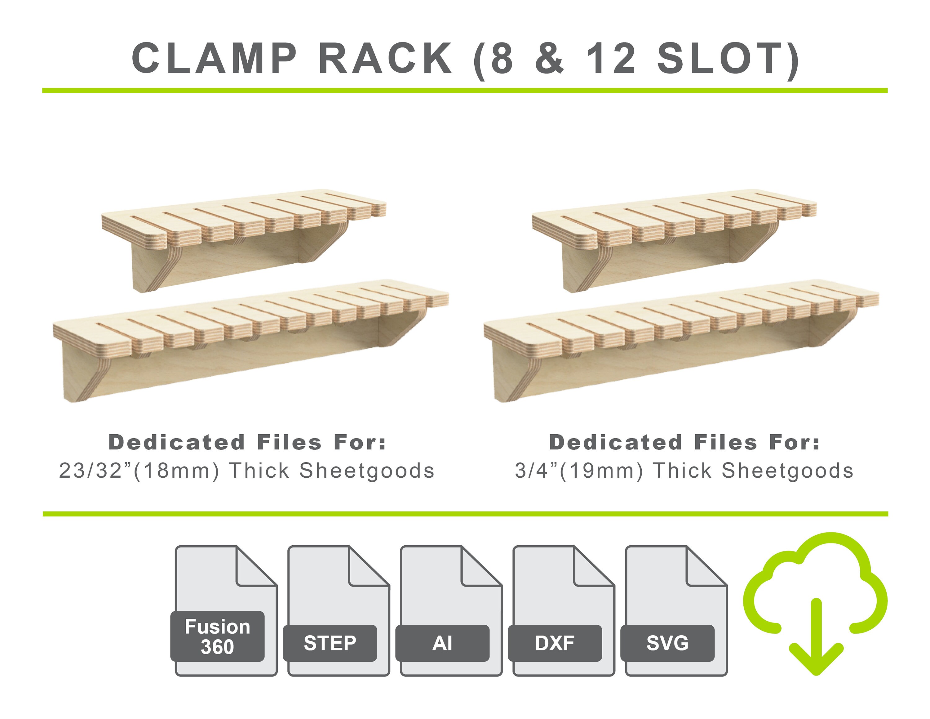 Clamp Rack CNC Files Download for CNC Router CNC Router Your - Etsy