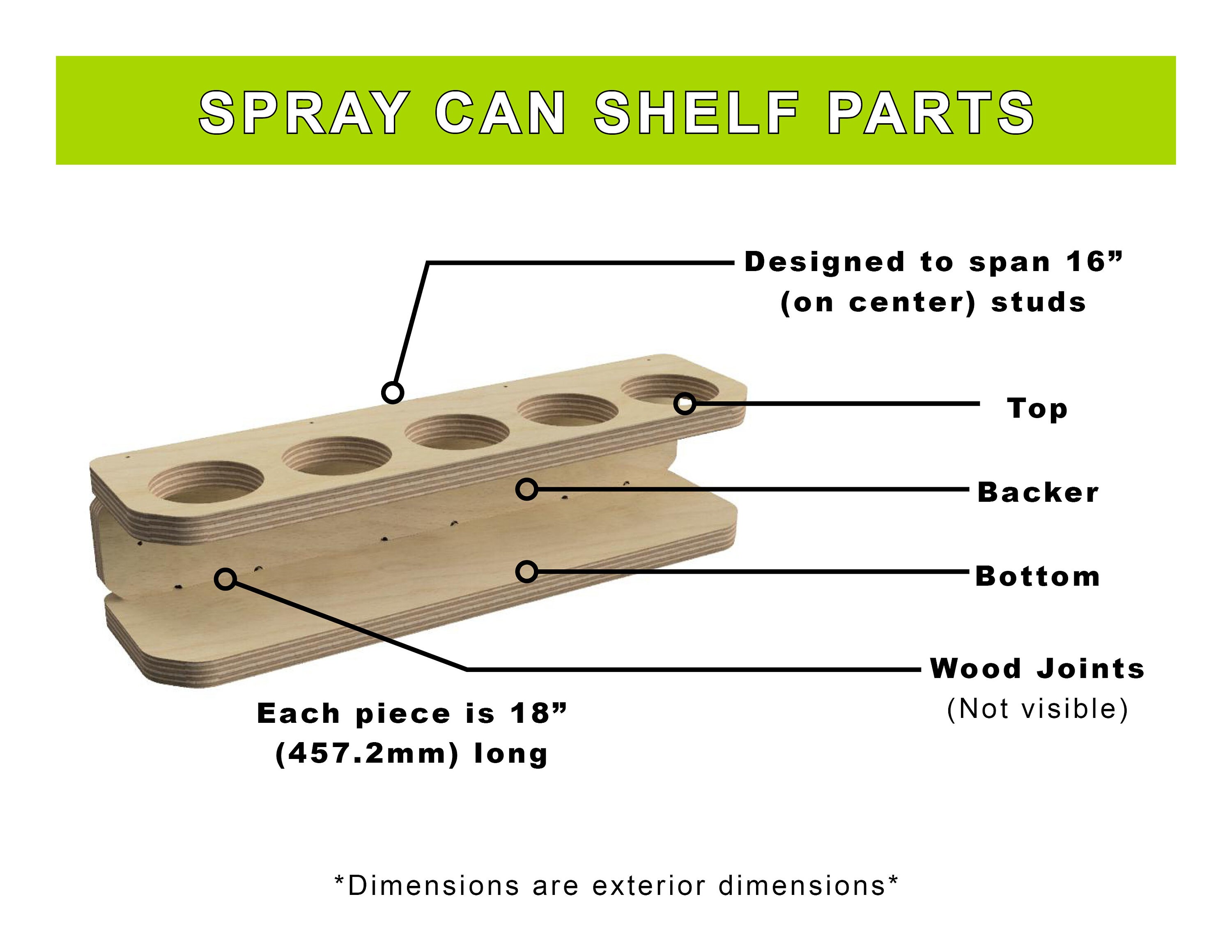 CNC Router Spray Can Rack Shelf Files Spray Paint Aerosol Can | Etsy