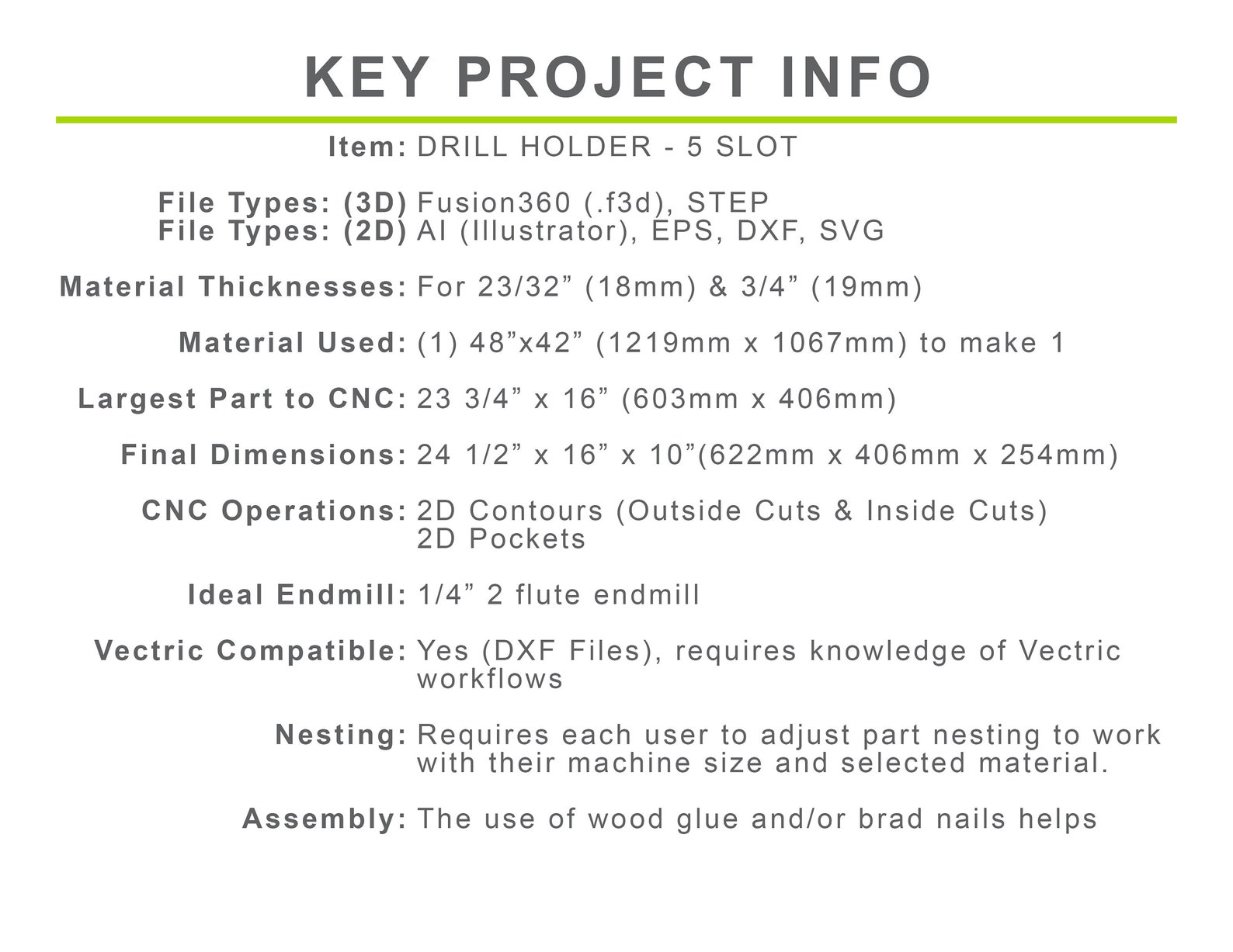 Drill Holder CNC Files Download for CNC Router, CNC Router Your Own ...