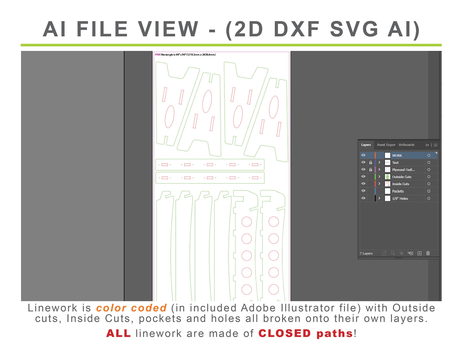 CNC Router Files Sawhorse, Knockdown Saw Horses CNC Files for Wood ...